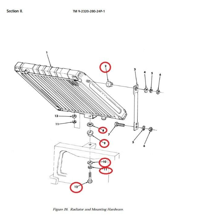 HUMVEE RADIATOR INSTALLATION KIT | eBay