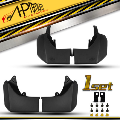4x Splash Guards Mud Flaps for Land Rover 10-16 LR4 Discovery 4 L319 ...