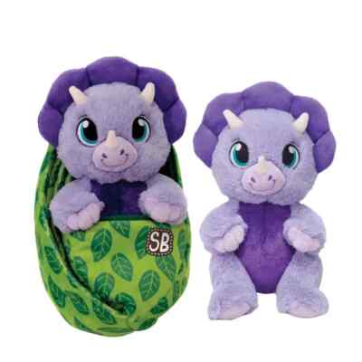 Triceratops Dinosaur Swaddle Babies Plush Toy Keepsake & Baby Sling ...