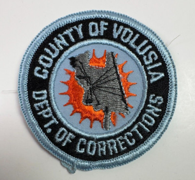 3" Volusia County DOC Corrections Florida FL Jail Prison Patch F9 | eBay