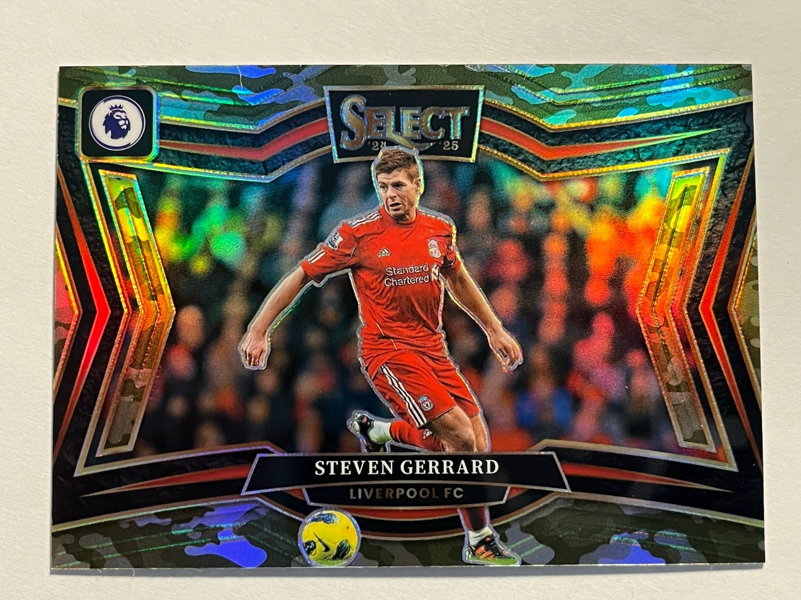 Steven Gerrard 2024 Select Premier League #247 Field Level Tie-Dye /25 ...