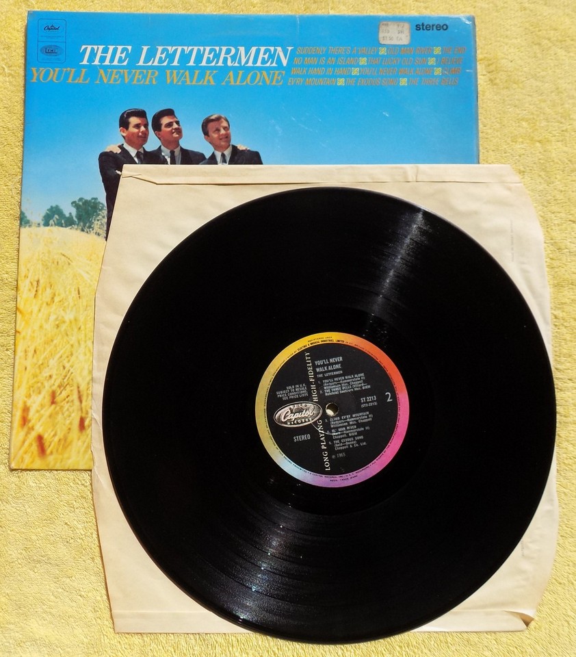 The Lettermen: You'll Never Walk Alone - Vinyl - 1965 Capitol ST2213 | eBay