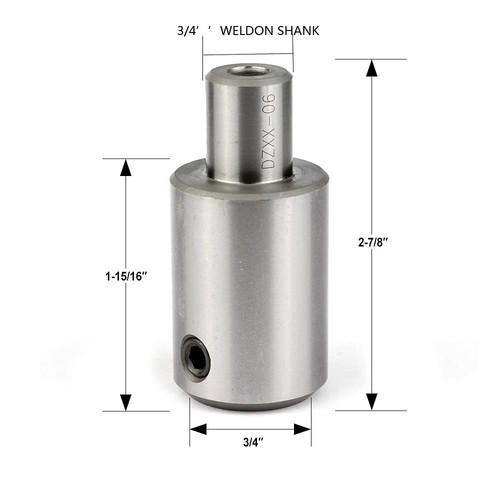 Weldon Shank Adapter JESTUOUS for 3/4 Inch Annular Cutter Extension ...