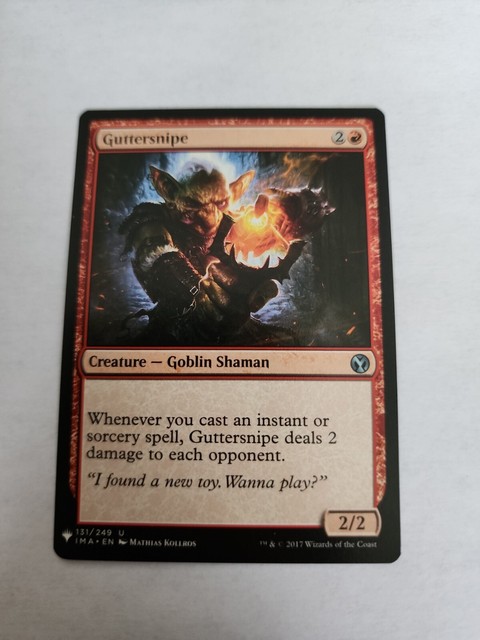 MTG Guttersnipe Mystery Booster - Iconic Masters 131/249 Regular ...