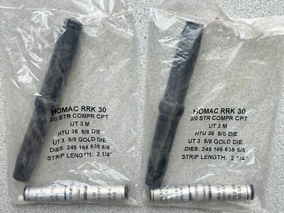 2 NEW Thomas & Betts Homac RRK 30 3/0 Flood-Seal Compression Splice ...