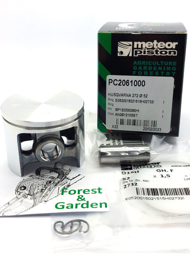 Piston Kit for HUSQVARNA 272 272xp 272k (52 mm) OEM 504 01 70-02 by ...