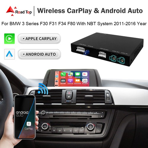 Wireless Carplay Android Auto NBT Nachrüstsatz für BMW F30 F31 F34 F80 ...