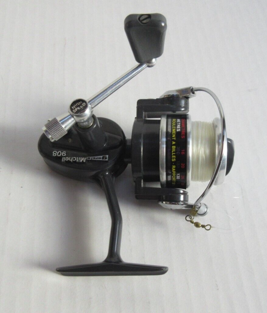 Vintage Garcia Mitchell Model No. 908 Right Hand Spinning Reel Made in ...