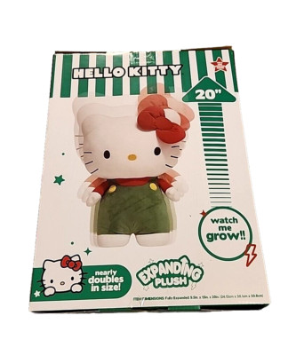 Hello Kitty Expanding Plush Doll Up to 20" GREEN NEW IN BOX! | eBay