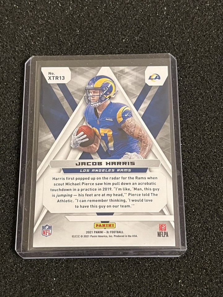 Jacob Harris 2021 Panini XR Xtreme Rookies White #d /25 Rams Jaguars | eBay
