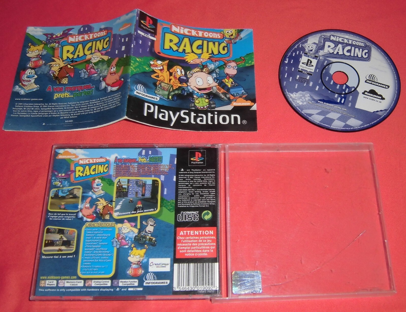 Nicktoons Racing Playstation - Prix - Photo - Présentation