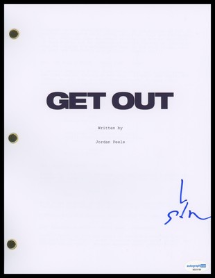 LaKeith Stanfield "Get Out" AUTOGRAPH Signed Complete Script Screenplay ...