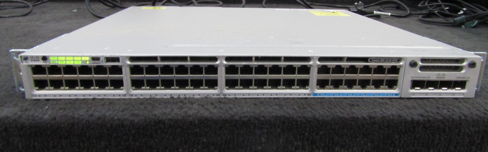 Cisco Catalyst WS-C3850-12X48U-E V02 48-PoE Port Fully Managed Switch ...