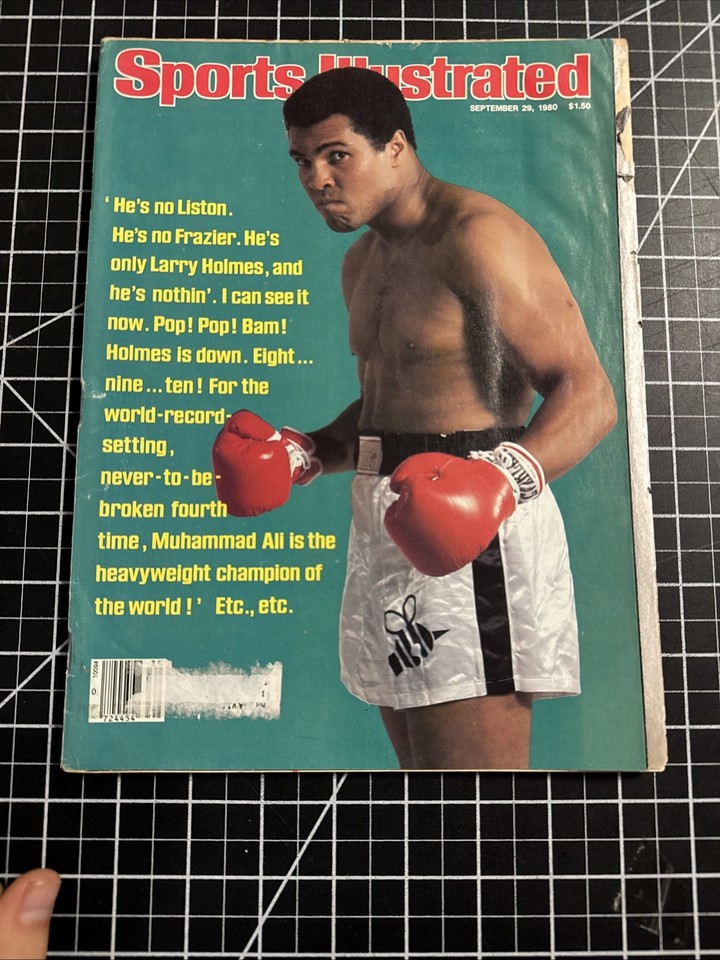 1974-1980 Sports Illustrated Magazine - Muhammad Ali Boxing Covers ...