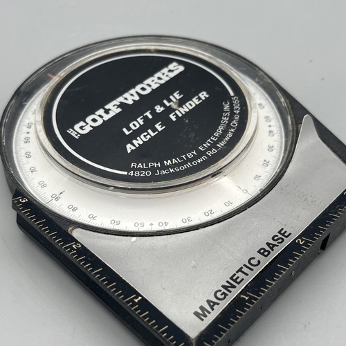 VTG The Golfworks Loft & Lie Angle Finder Ralph Maltby USA Magnetic ...