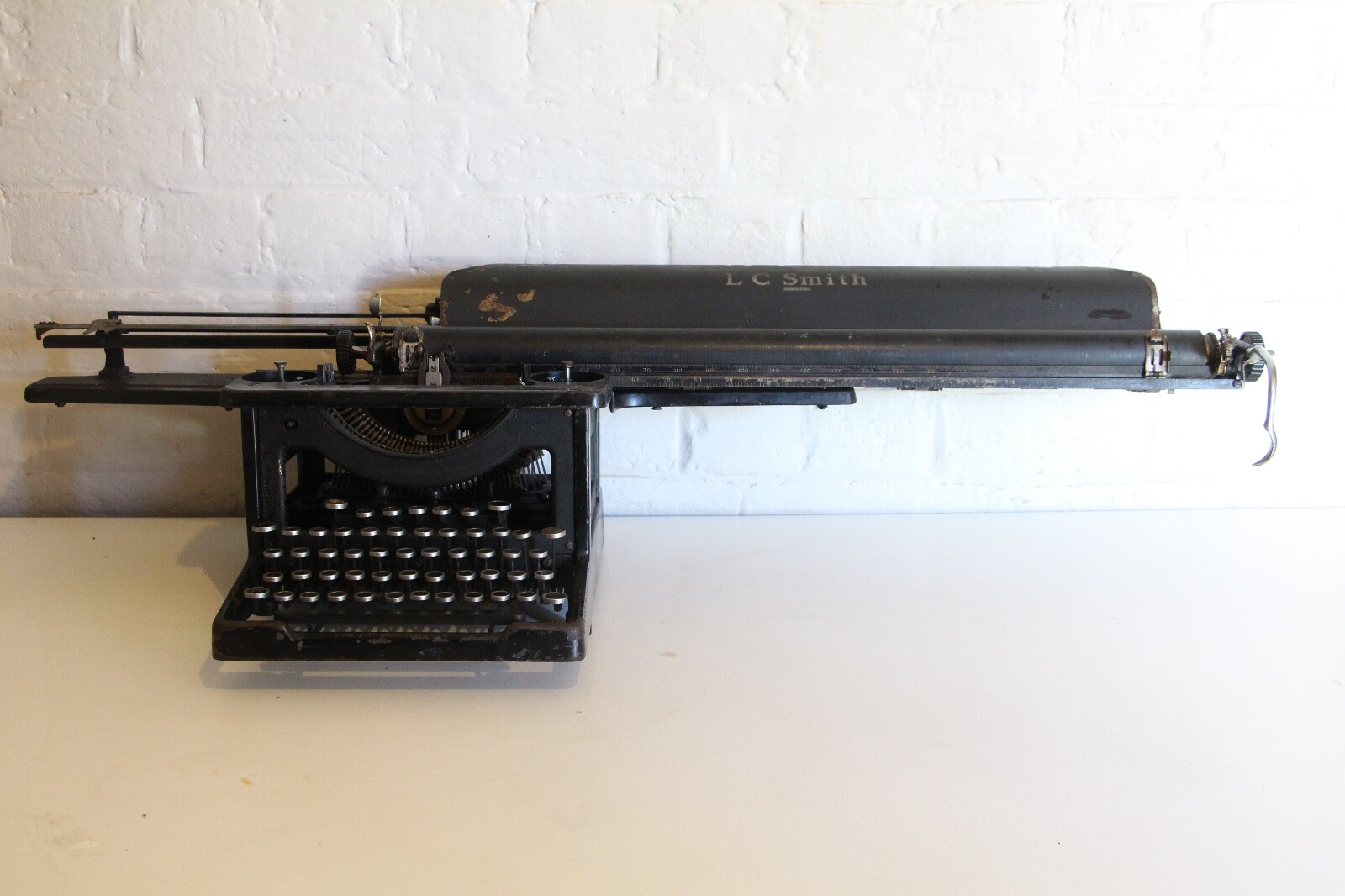 Antique LC Smith Typewriter - Extra long bar - Rare Typewriter | eBay