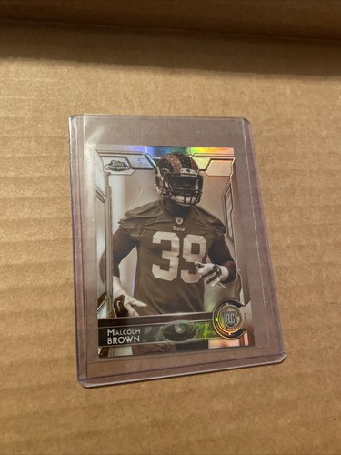 2015 Topps Chrome Mini - Rookies Dominique Brown #179 Sepia Refractor ...