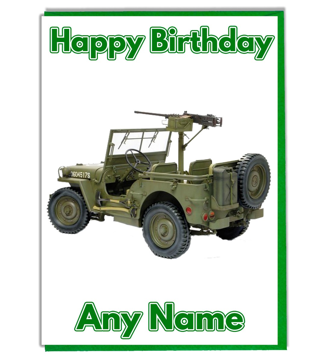 Jeep Happy Birthday Son