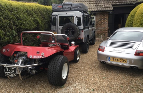 EMPI Dual Buggy Cannon Exhaust (black With Chrome Tips ) No Heat ...