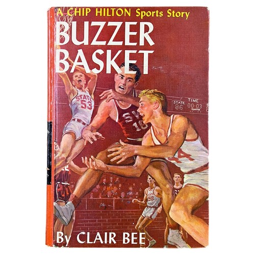 Chip Hilton Buzzer Basket #20 Clair Bee Hardcover Book 1962 Sports Teen ...