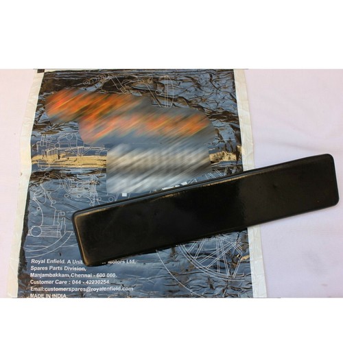 Genuine Royal Enfield "Front Number Plate" Black For Bullet | eBay ...