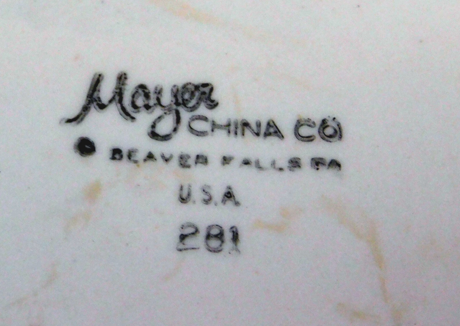 Mayer China Co. Plate "Stagecoach" Scene - Vintage Decorative Dinner ...