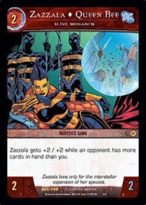 VS System: Zazzala - Foil [Played] DC Comics Legends TCG CCG Classic ...