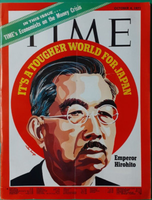 Hirohito Time Magazine 1971 October 4 Japan's Emperor Hirohito Money ...