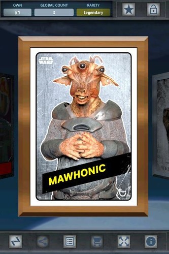Star Wars Card Trader - Challengers Legendary Bronze Gilded Mawhonic ...