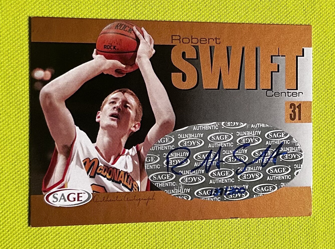 ROBERT SWIFT 2004-05 Sage Basketball Authentic Bronze #139/300 AUTO | eBay