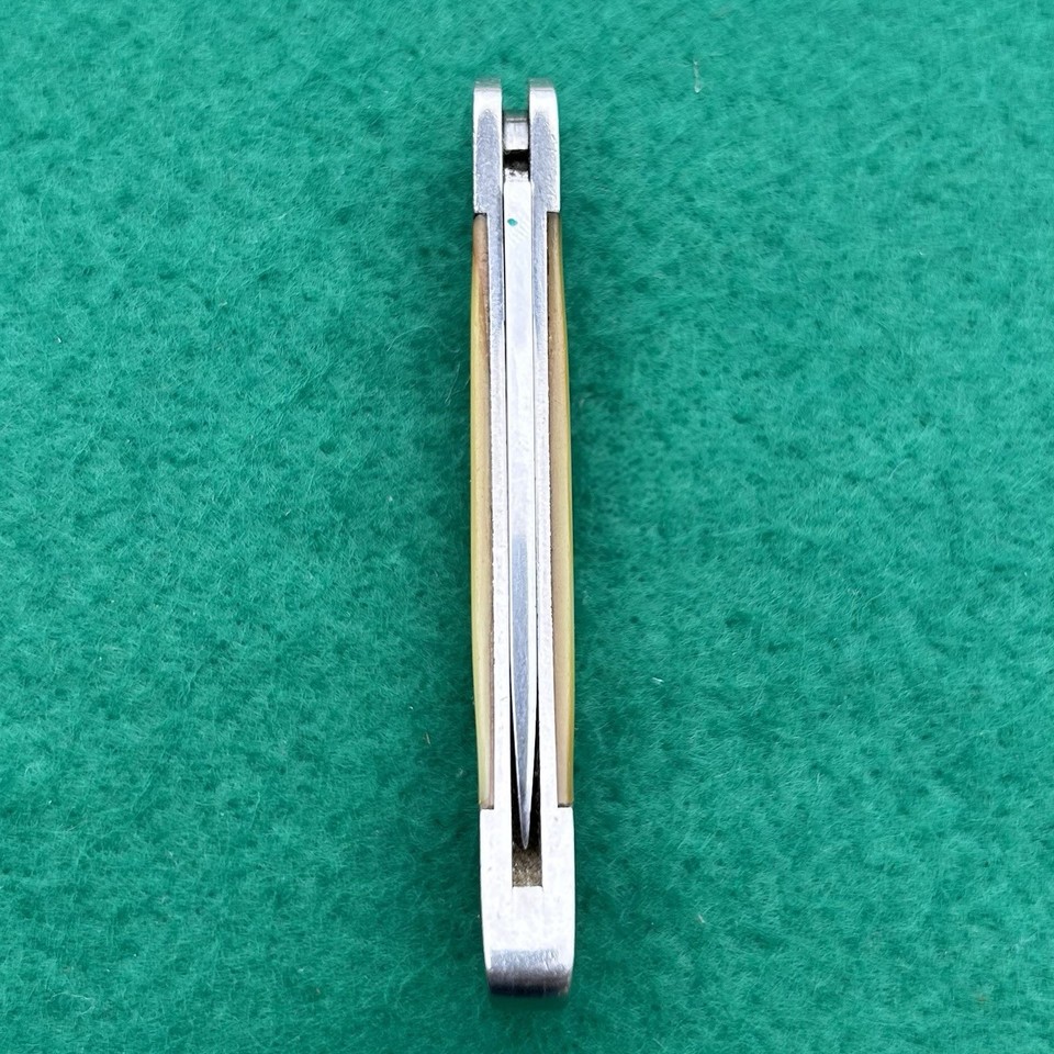 Pre 1986 BUCK 507 Ultima 1 Pocket Knife Mother of Pearl (MOP) Lockback ...