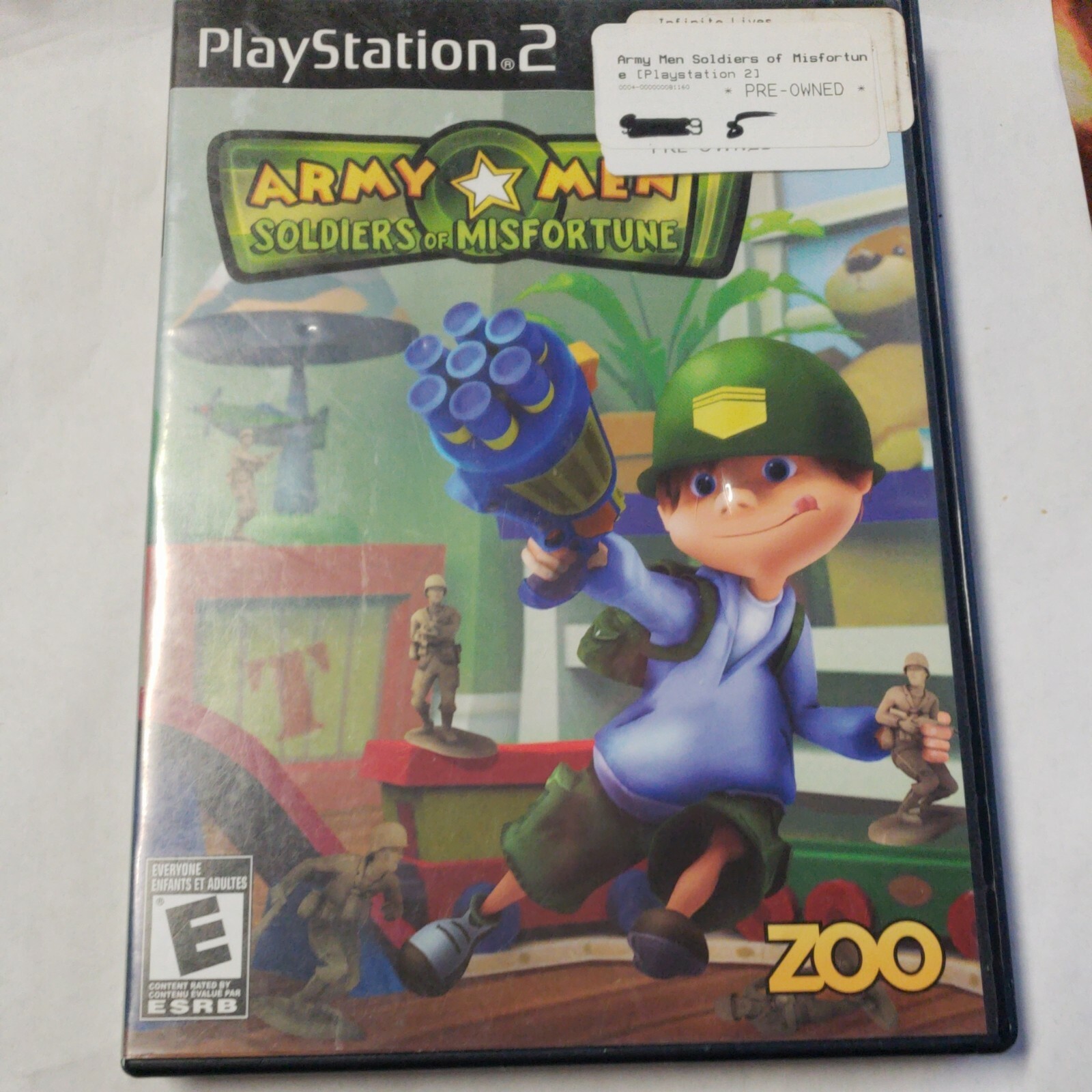 Army Men Soldiers of Misfortune Playstation 2 PS2 Video Game Complete ...