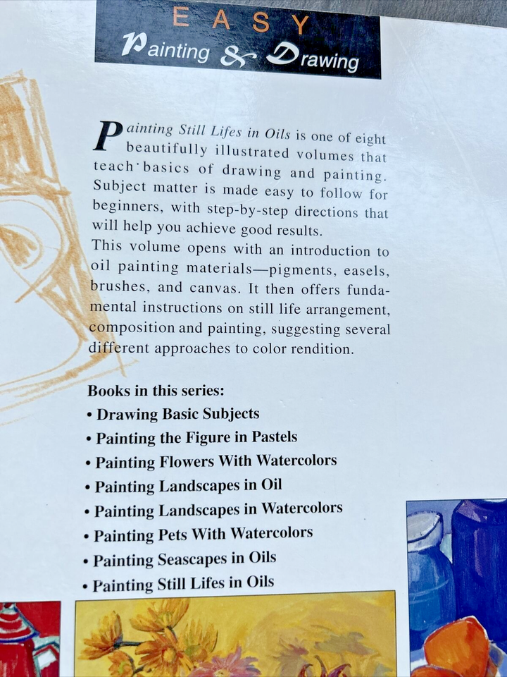 Painting Still Lifes in Oils Easy Painting & Drawing Step by Step ...