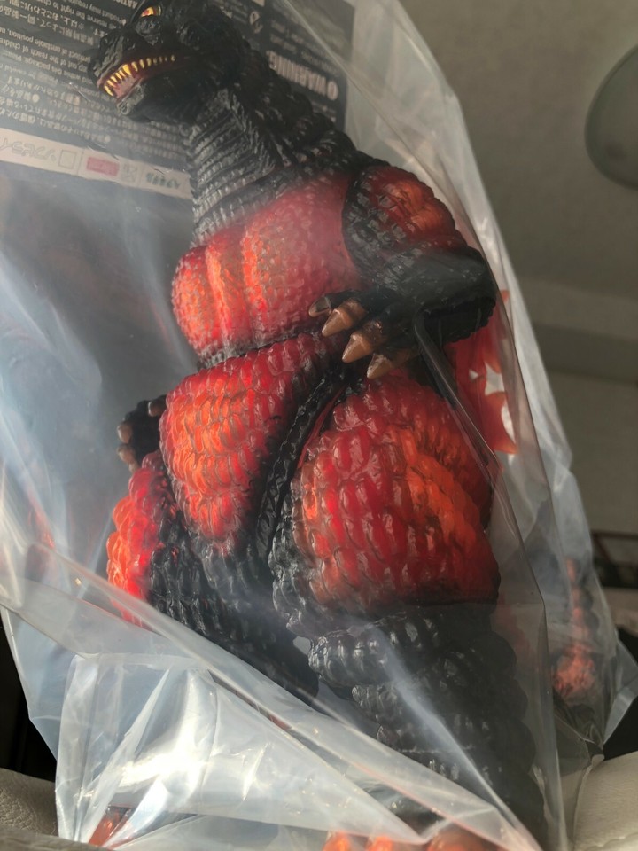 Godzilla1995 DesuGoji Marmit Medicomtoy Clear Orange Godzilla Vinyl ...