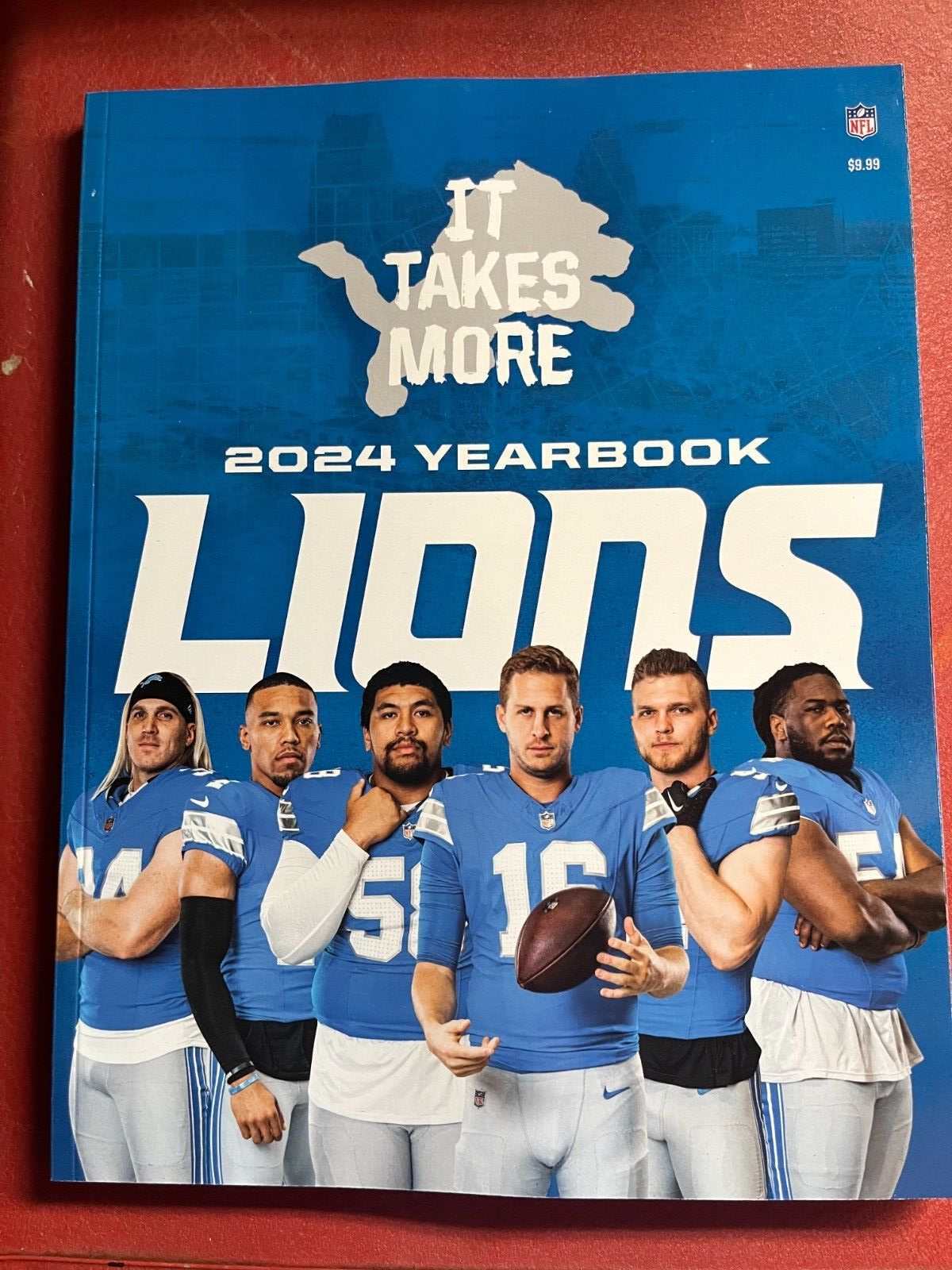 2024 DETROIT LIONS YEARBOOK NFL FOOTBALL PROGRAM SUPER BOWL CHAMPIONS ...