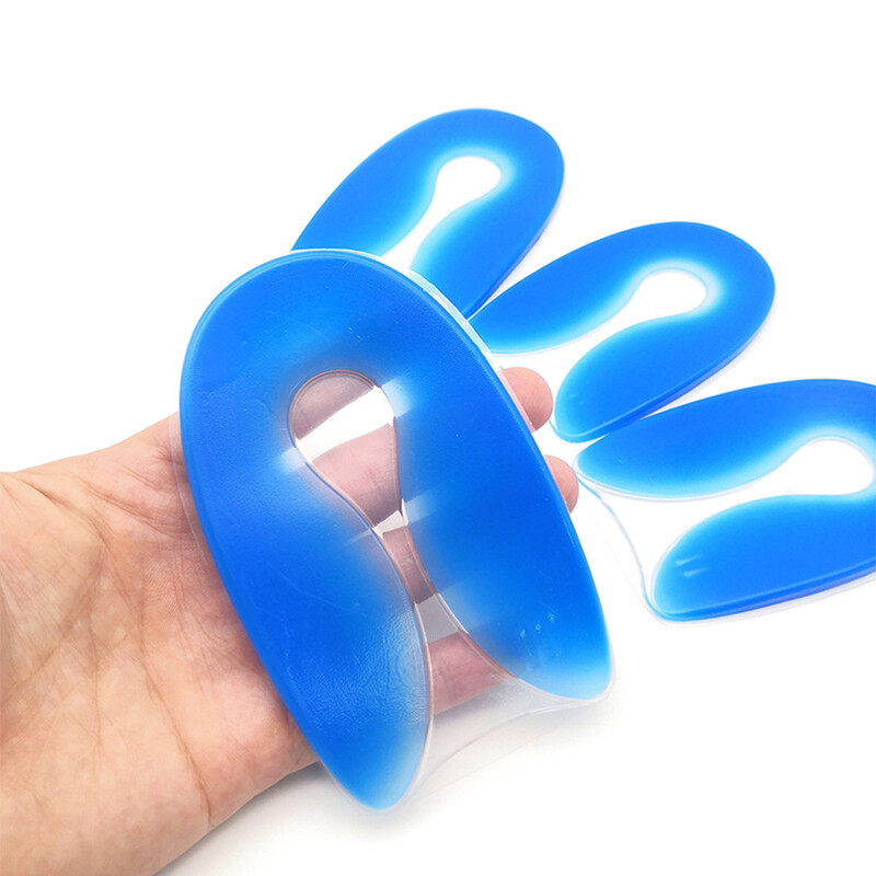 Silicone Gel Insoles Heel Cushion Soles Relieve Foot Pain Plantar ...