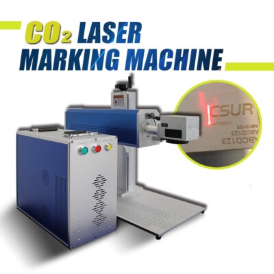 SFX 30W CO2 Laser Marker Engraving for Ring/Nameplate/Serial NO ...