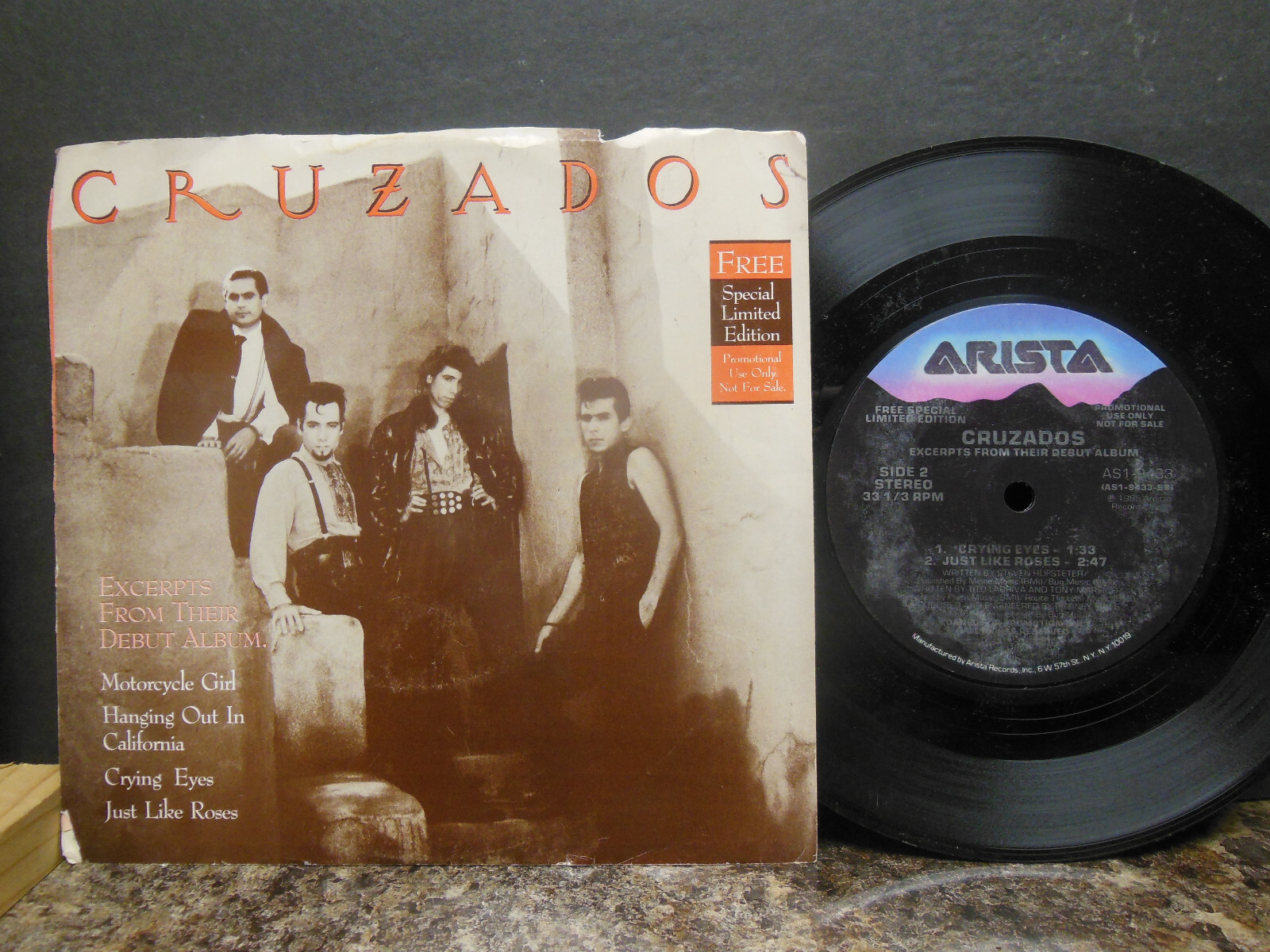 Cruzados – Excerpts From Their Debut Album, 4 Track EP, 7" 33 RPM VG ...