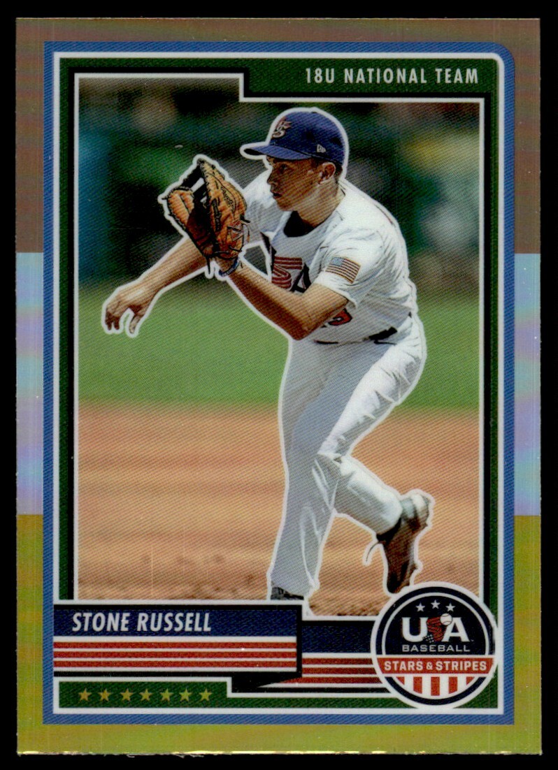 2023 Panini USA Baseball Stars & Stripes - Stone Russell #59 Bronze ...