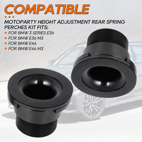 Coilover Rear Adjustable Spring Perches For BMW 3 Series E46 Sedan ...