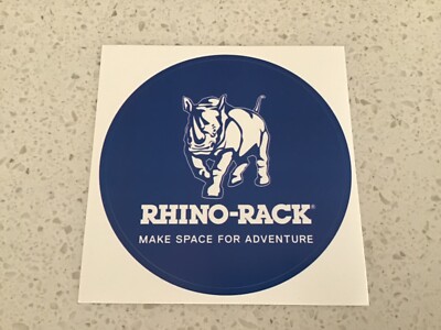 RHINO RACKS STICKER, MOTORCYCLE,4x4,4WD, TRUCKS,CAMPING,HUNTING,FISHING ...