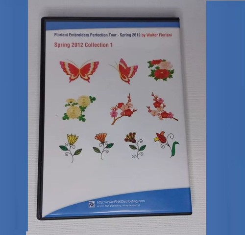 Floral Spring 2012 Machine Embroidery Designs CD Butterfly Flowers ...