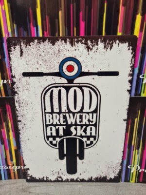 Lambretta Ska reggae mods scooters 198mmx283mm Man Cave Garage Shed ...