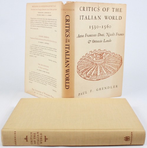 POLIGRAFI ITALIAN CRITICS 15TH CENTURY LANDO DONI FRANCO RELIGION ...