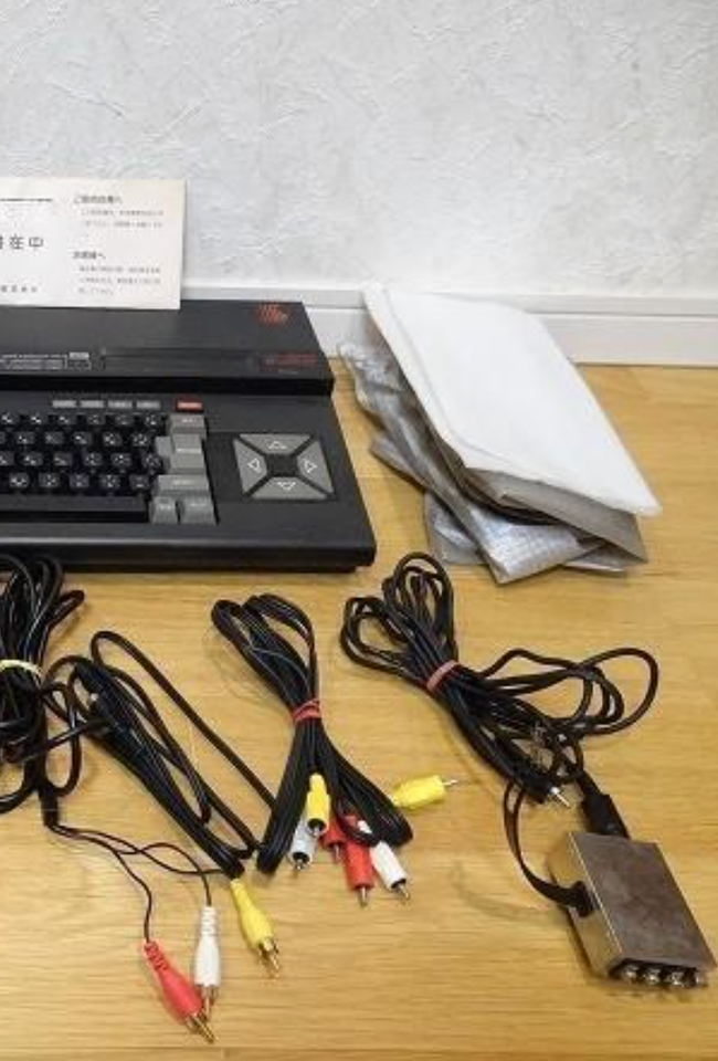 SONY MSX HB-75 HIT BIT HOME COMPUTER with joystick black japan used VG ...