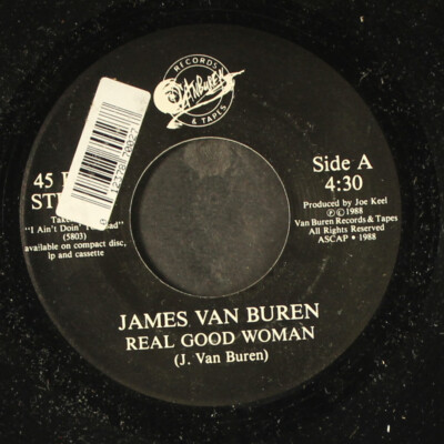 JAMES VAN BUREN: real good woman VAN BUREN 7" Single 45 RPM | eBay
