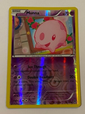 Munna Pokemon Card Phantom Forces 39/119 Reverse Holo good condition | eBay