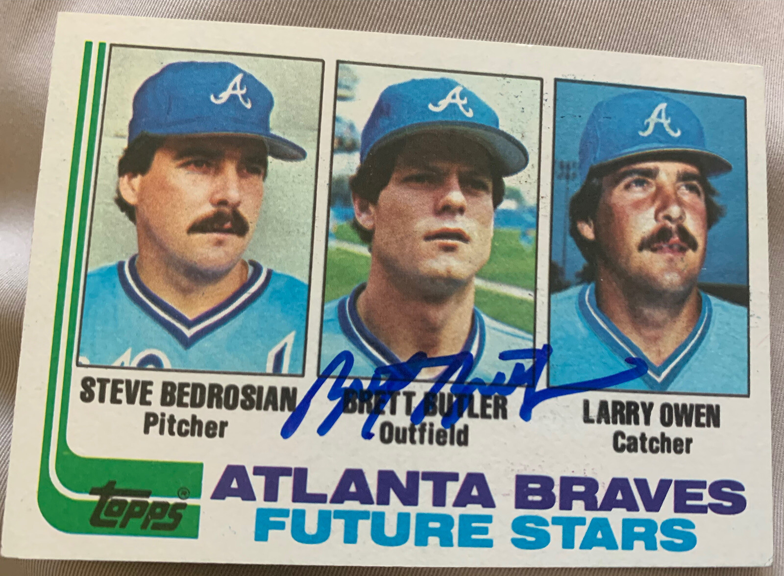 Brett Butler autographed 1982 Topps rookie baseball card | eBay