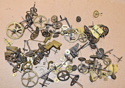 Antique French Clock Movement Parts | eBay