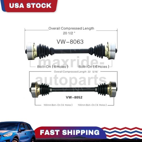 Rear Passenger Driver Side CV Axle Joint Fits Volkswagen Vanagon 1.6L 2 ...